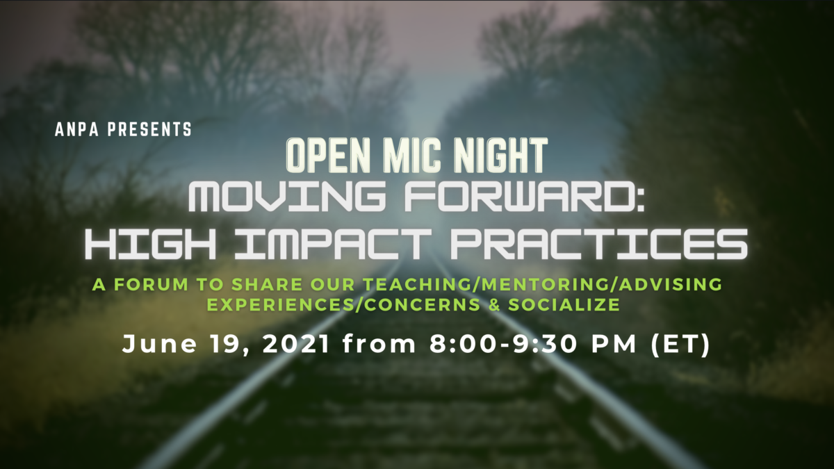 Open Mic Forum – ANPA – Global